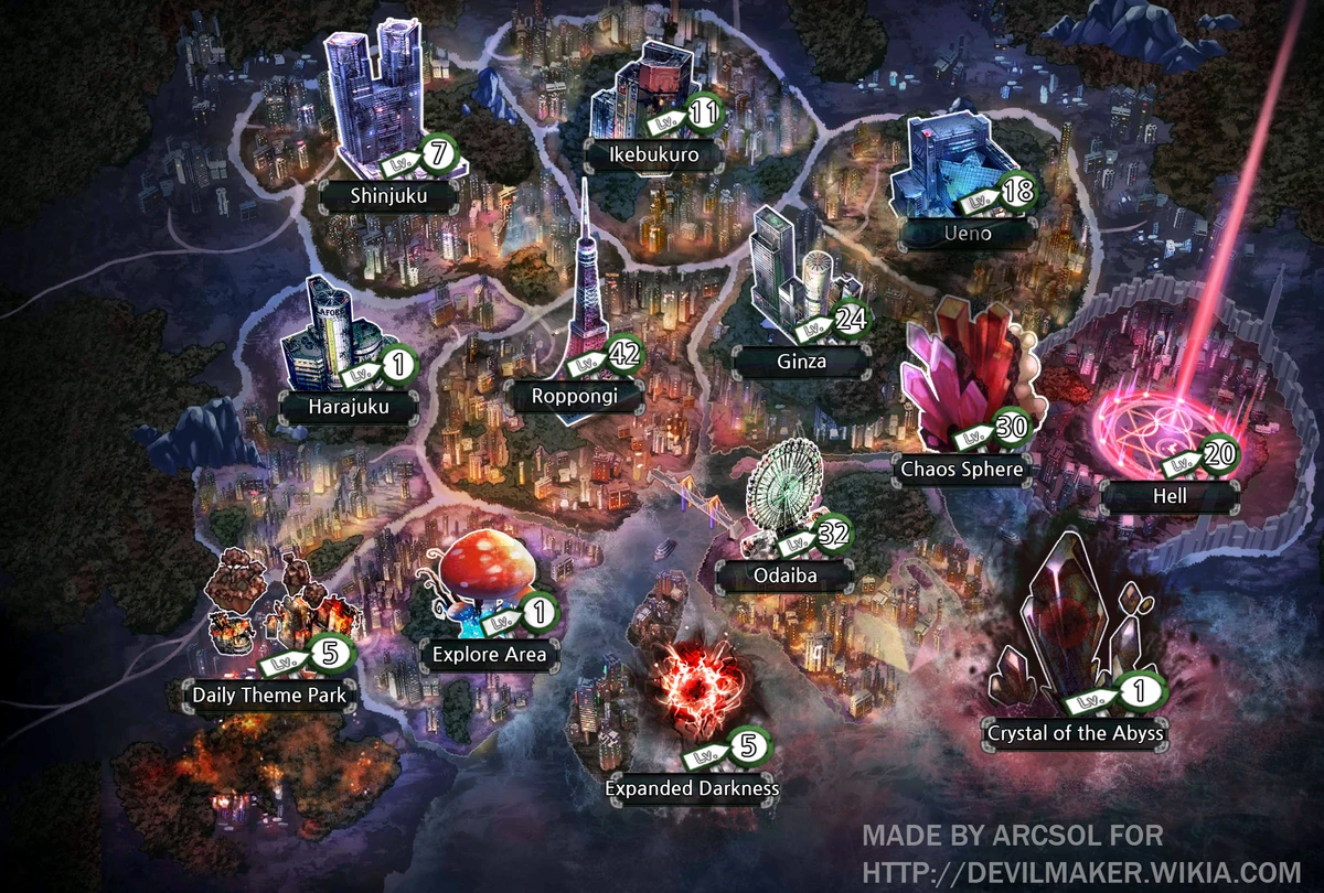 Explore | Devil Maker: Tokyo Wiki | Fandom