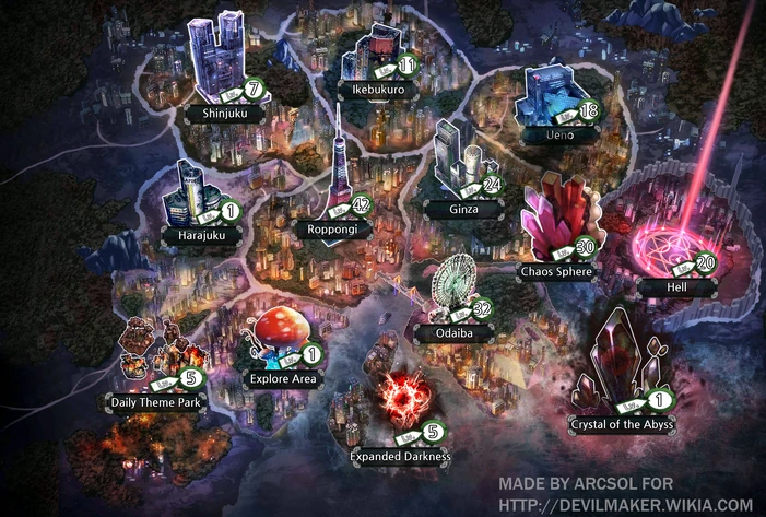 Explore | Devil Maker: Tokyo Wiki | Fandom