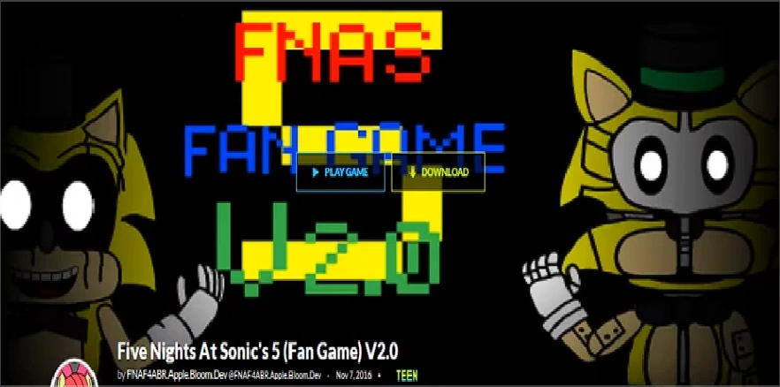 Five Nights at Sonic's 5 Fan Game v2.0 | FNaS Fangame Wiki | Fandom