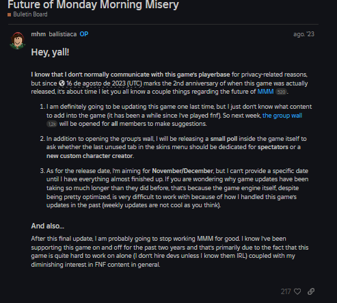 V0.12/Final Update | Unofficial Monday Morning Misery Roblox | Fandom