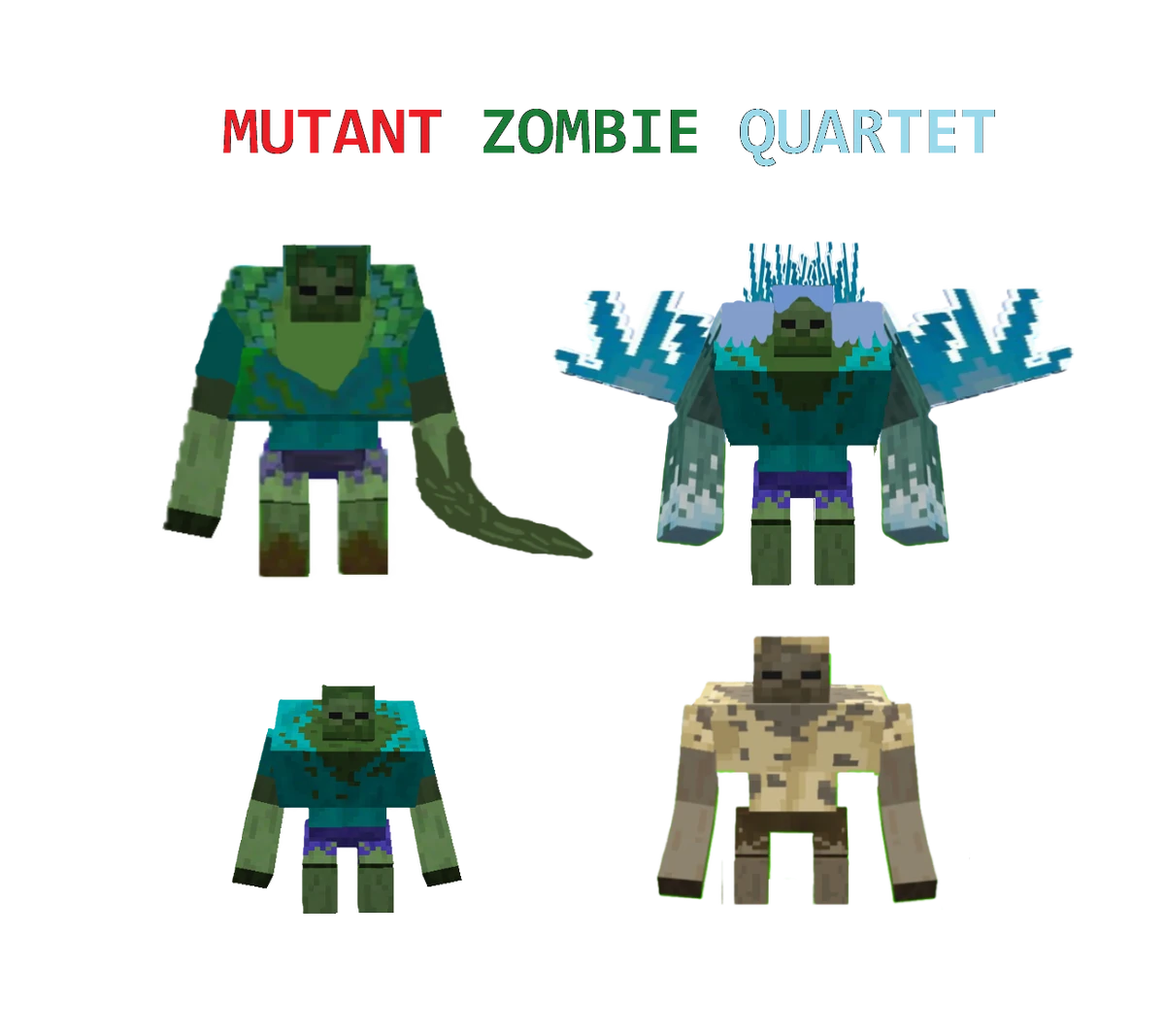 Mutant Zombie Quartet | The Mutant Creatures Wiki | Fandom