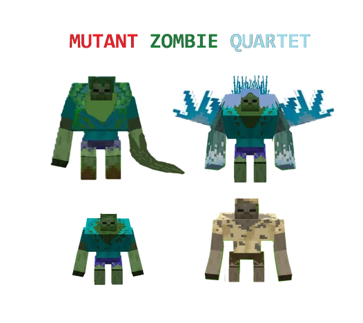 Mutant Zombie Quartet | The Mutant Creatures Wiki | Fandom