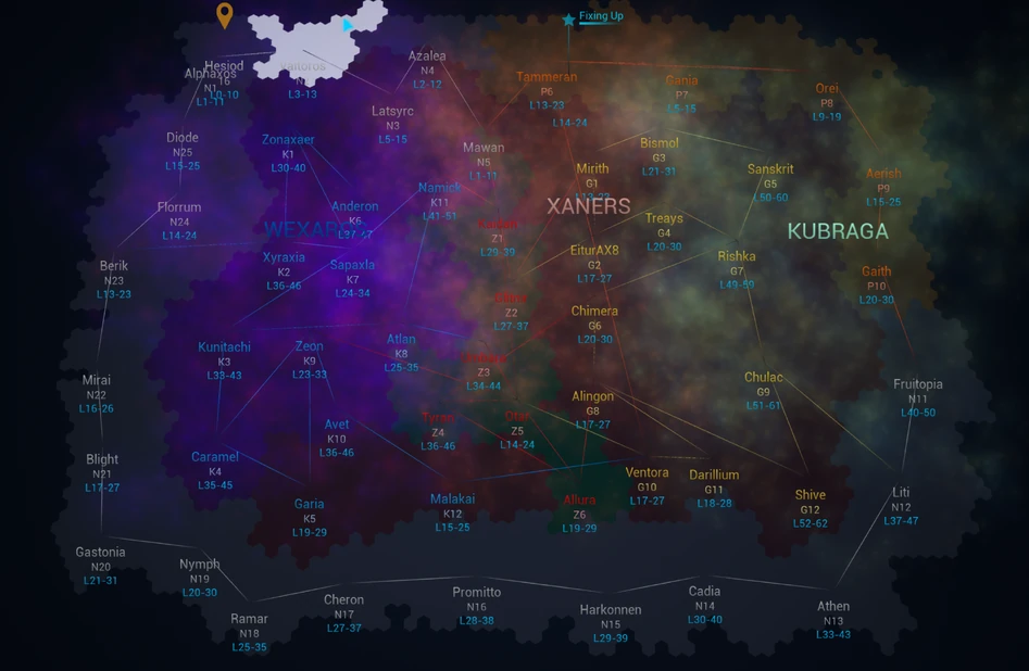 Map | Unofficial Spacebourne 2 Wiki | Fandom