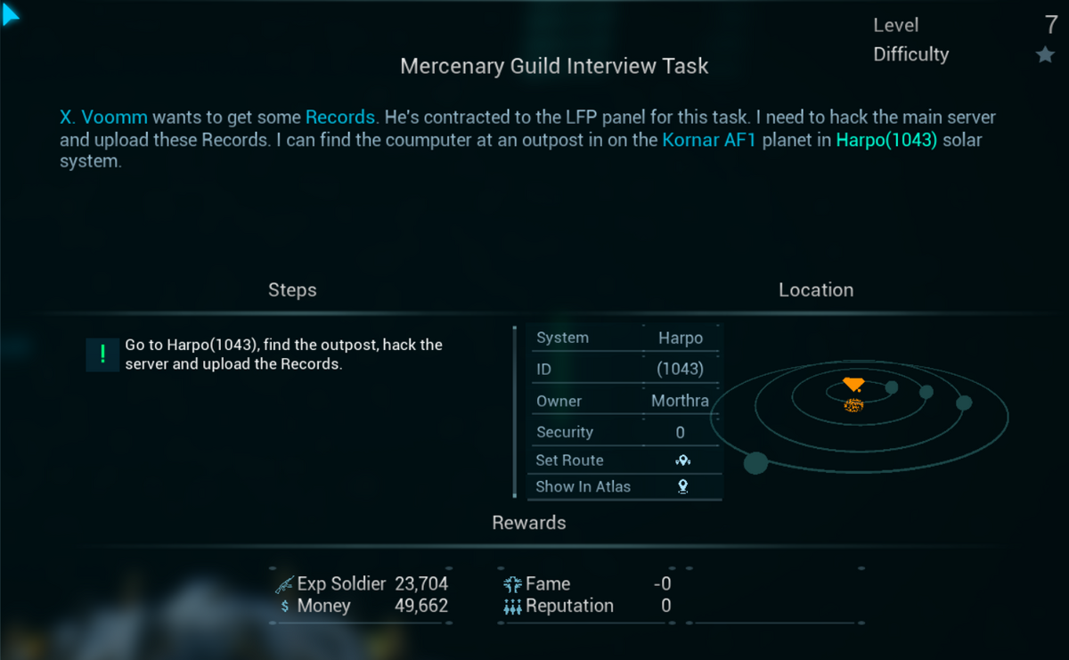 Mercenary Guild Intro Quest Walkthrough | Unofficial Spacebourne 2 Wiki ...