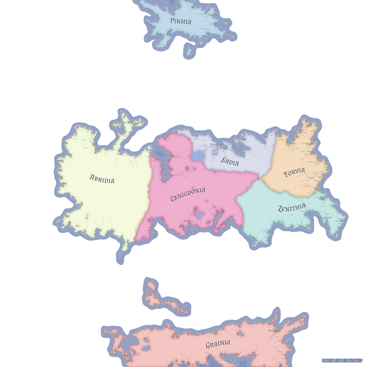 Political Map | Unofficial Zenith Extended Universe Wiki | Fandom