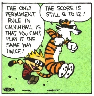 Calvinball | The Unofficial Calvin and Hobbes Wiki | Fandom