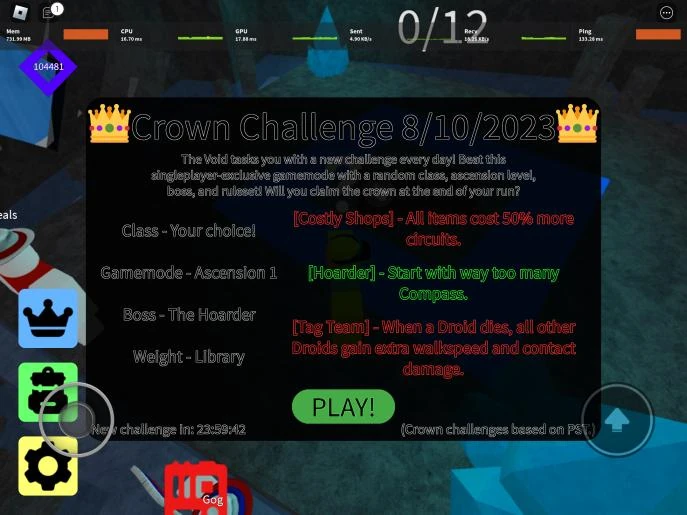 Crown Challenges | (Unofficial) Randomly Generated Droids Wiki | Fandom