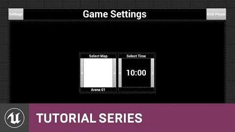 Blueprint Multiplayer 17: Game Settings Design | Unreal Videos Wiki | Fandom