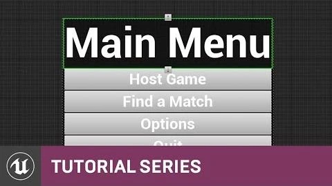 Blueprint Multiplayer 05: Main Menu Setup | Unreal Videos Wiki | Fandom