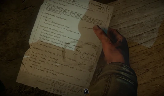 Relatório do Médico | Wikia Until Dawn | Fandom