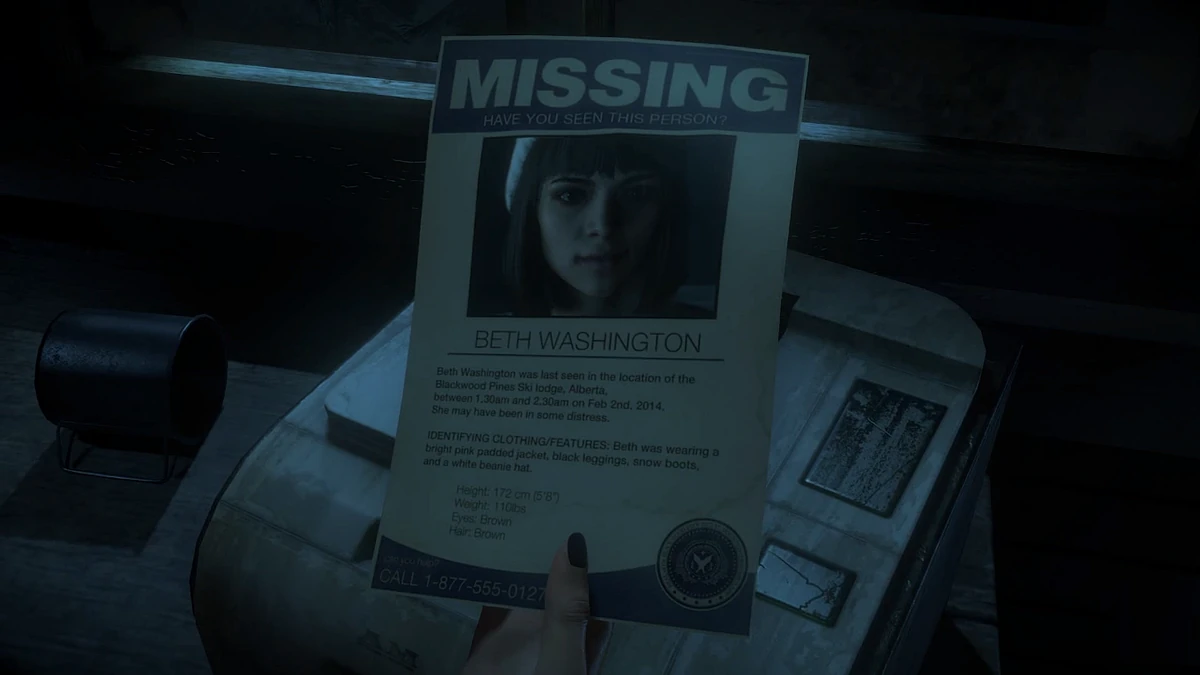 Beth's Poster | Until Dawn Wiki | Fandom