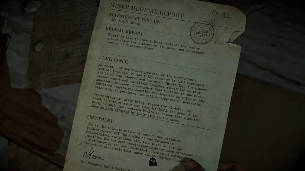 Anotações Médicas | Wikia Until Dawn | Fandom