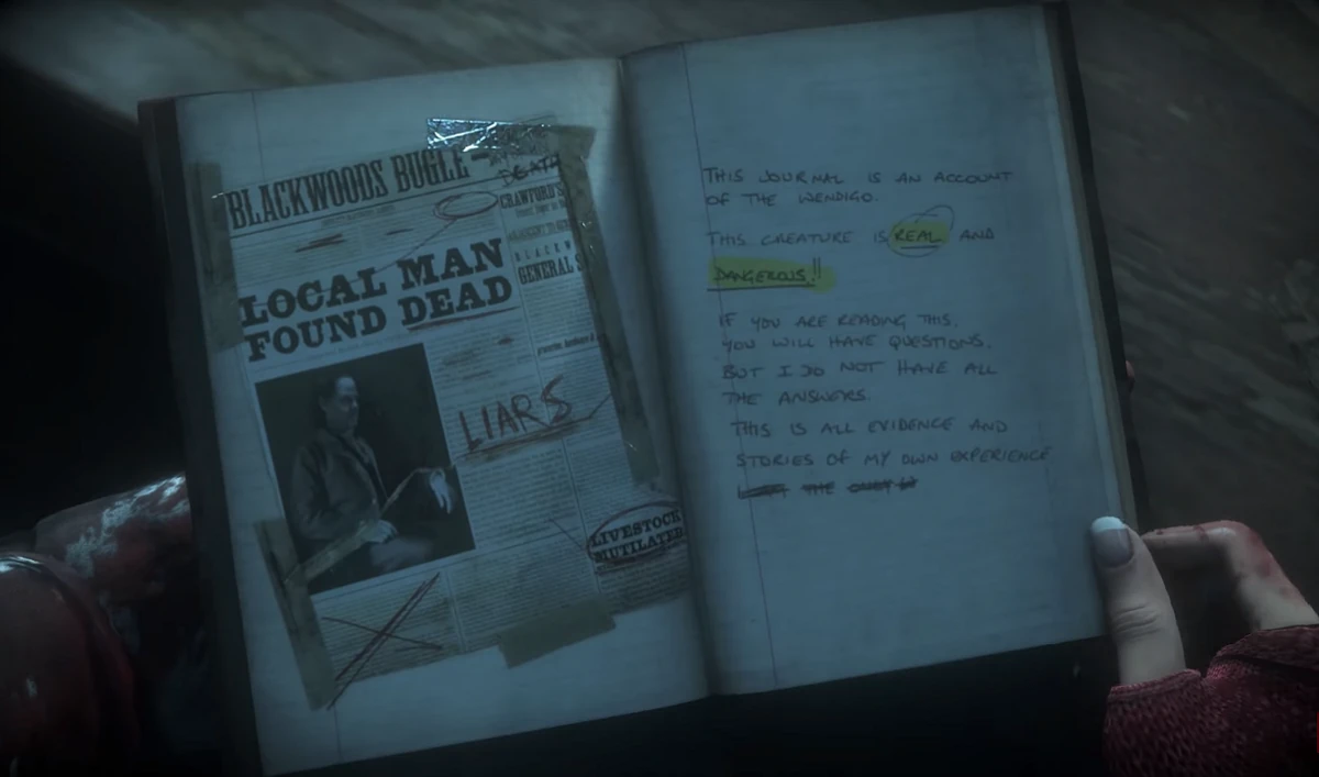 The Stranger's Journal | Until Dawn Wiki | Fandom