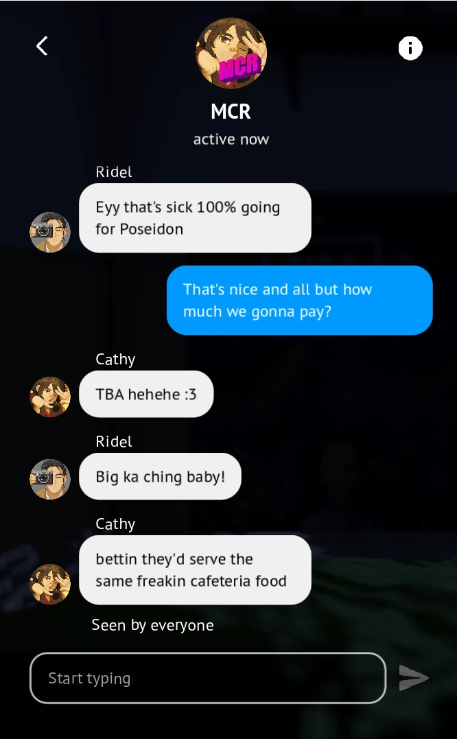 Texting & Group Chats | Until Then Wiki | Fandom