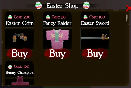 Easter Gear | Untitled Attack on Titan Wiki | Fandom