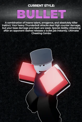 Bullet Style | Untitled boxing game's Wiki | Fandom