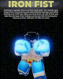 Iron fist style | Untitled boxing game's Wiki | Fandom