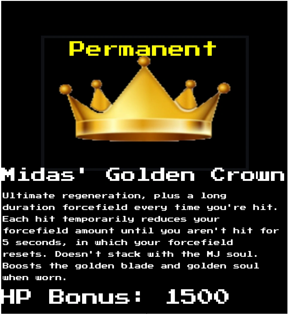 Midas' Golden Crown | Untitled UTMM Game Wiki | Fandom