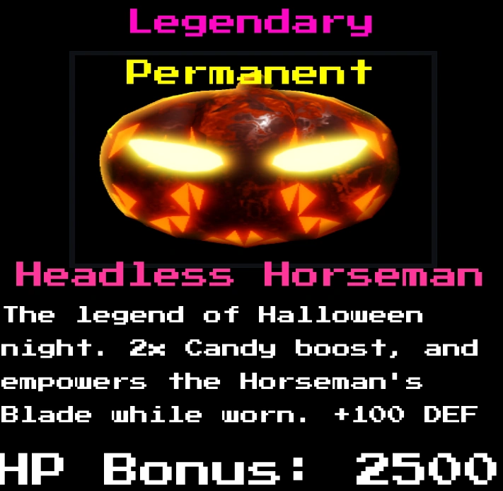 Headless Horseman | Untitled UTMM Game Wiki | Fandom