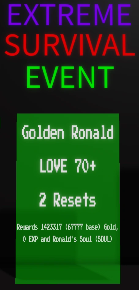 Golden Ronald | Untitled UTMM Game Wiki | Fandom