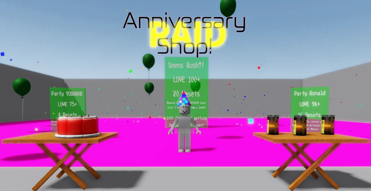 Anniversary Shop | Untitled UTMM Game Wiki | Fandom