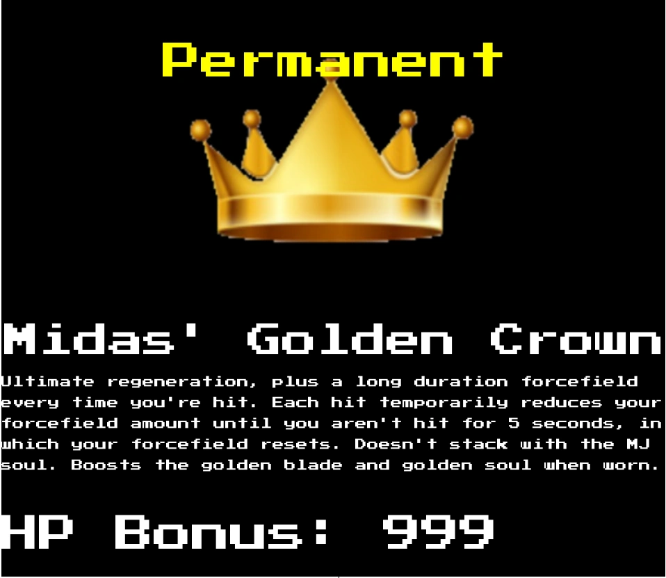 Midas' Golden Crown | Untitled UTMM Game Wiki | Fandom