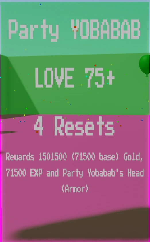 Party YOBABAB | Untitled UTMM Game Wiki | Fandom