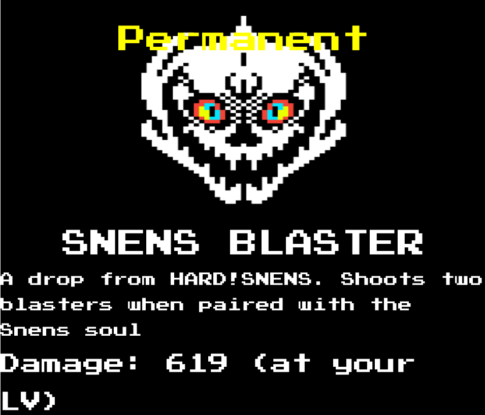 SNENS BLASTER | Untitled UTMM Game Wiki | Fandom