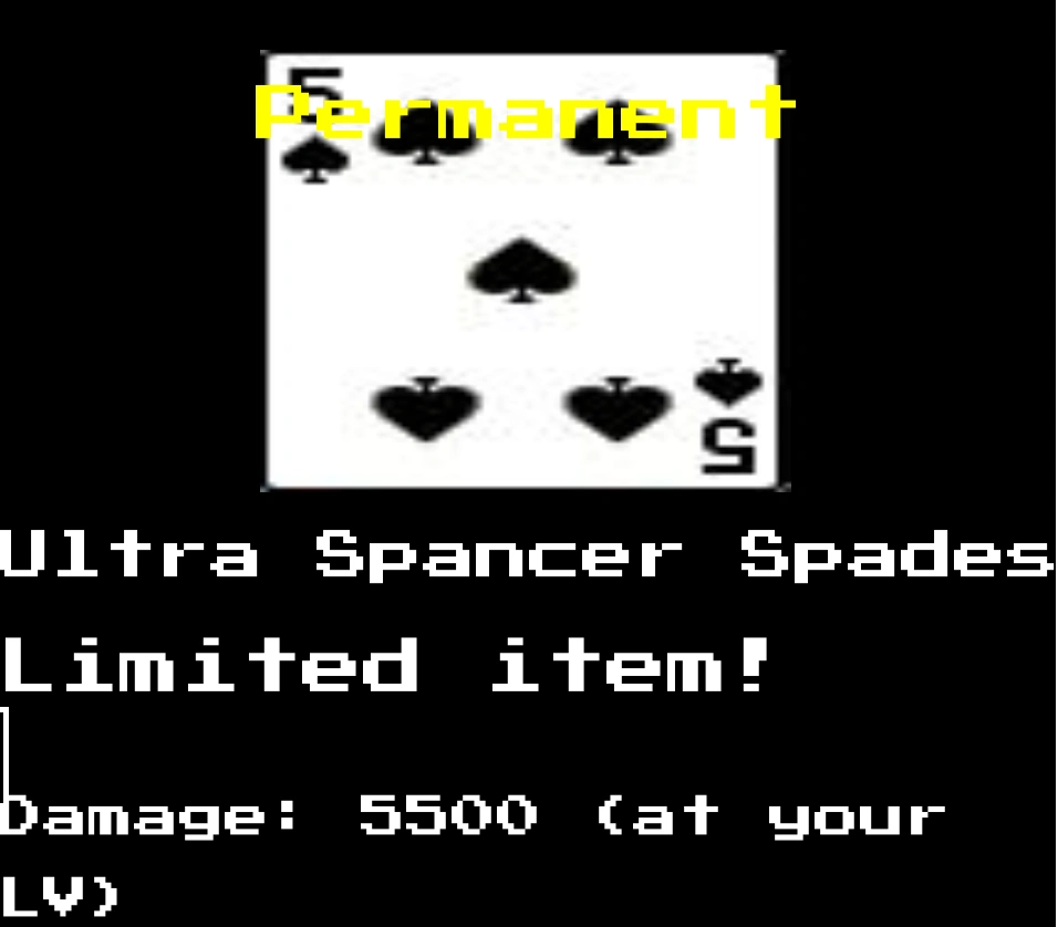 Ultra Spancer Spades | Untitled UTMM Game Wiki | Fandom