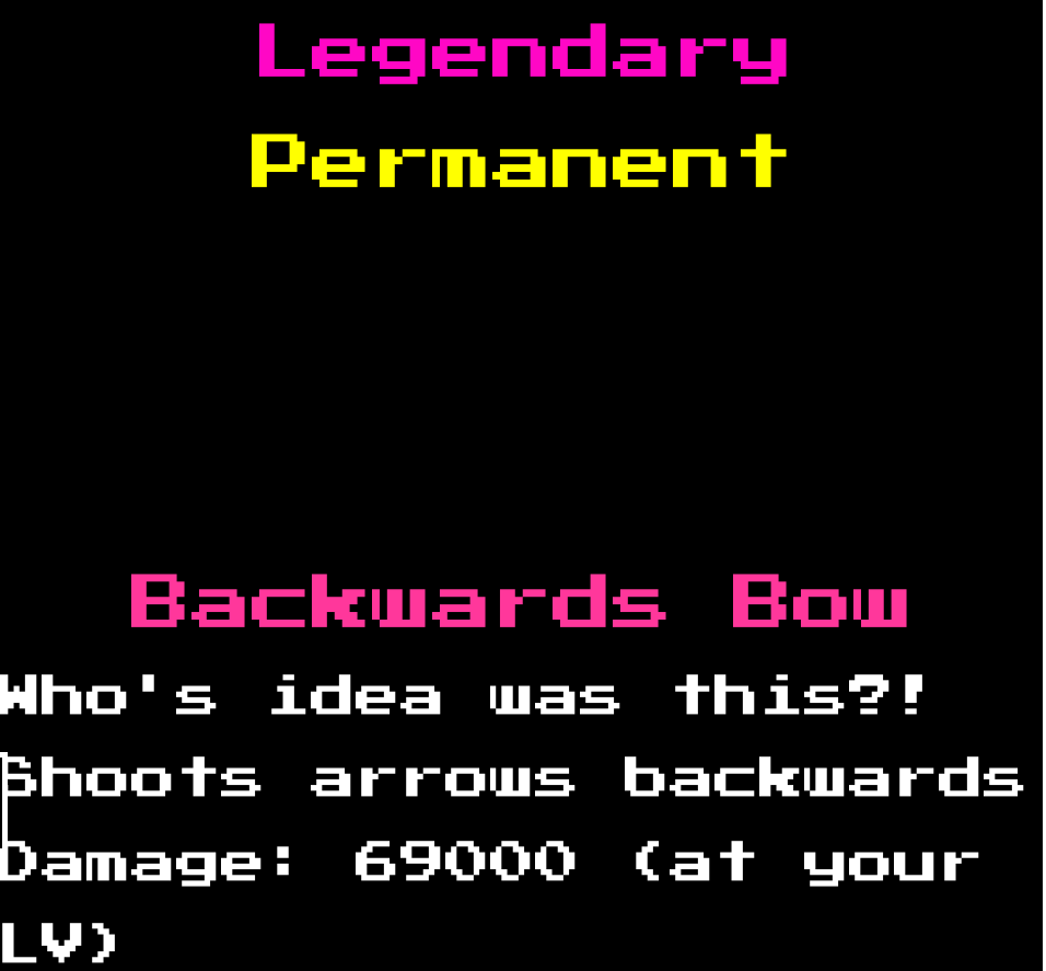 Backwards Bow | Untitled UTMM Game Wiki | Fandom