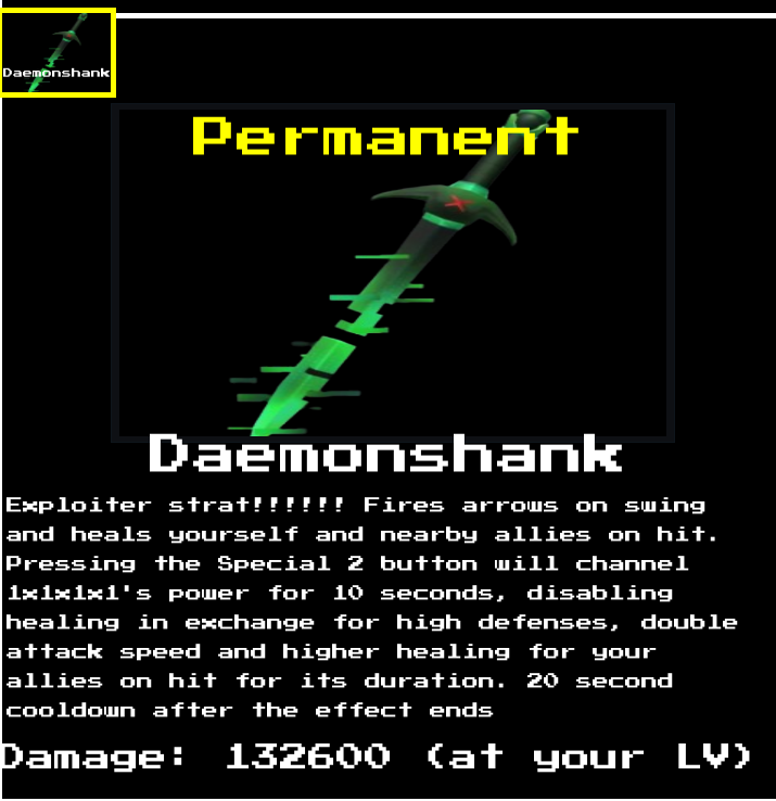 Daemonshank | Untitled UTMM Game Wiki | Fandom