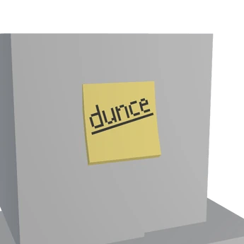 Dunce Sticker | Unturned Bunker Wiki | Fandom