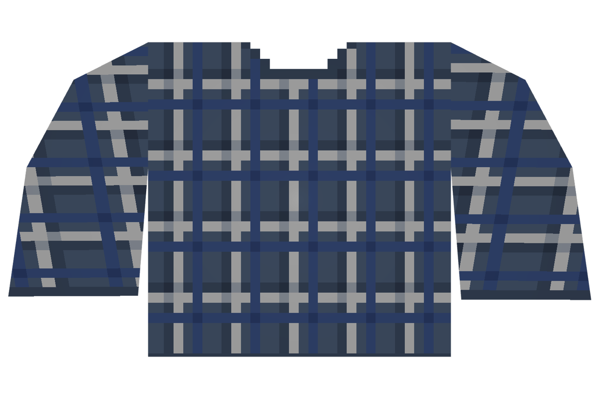 Dark Blue Plaid Shirt | Unturned Bunker Wiki | Fandom