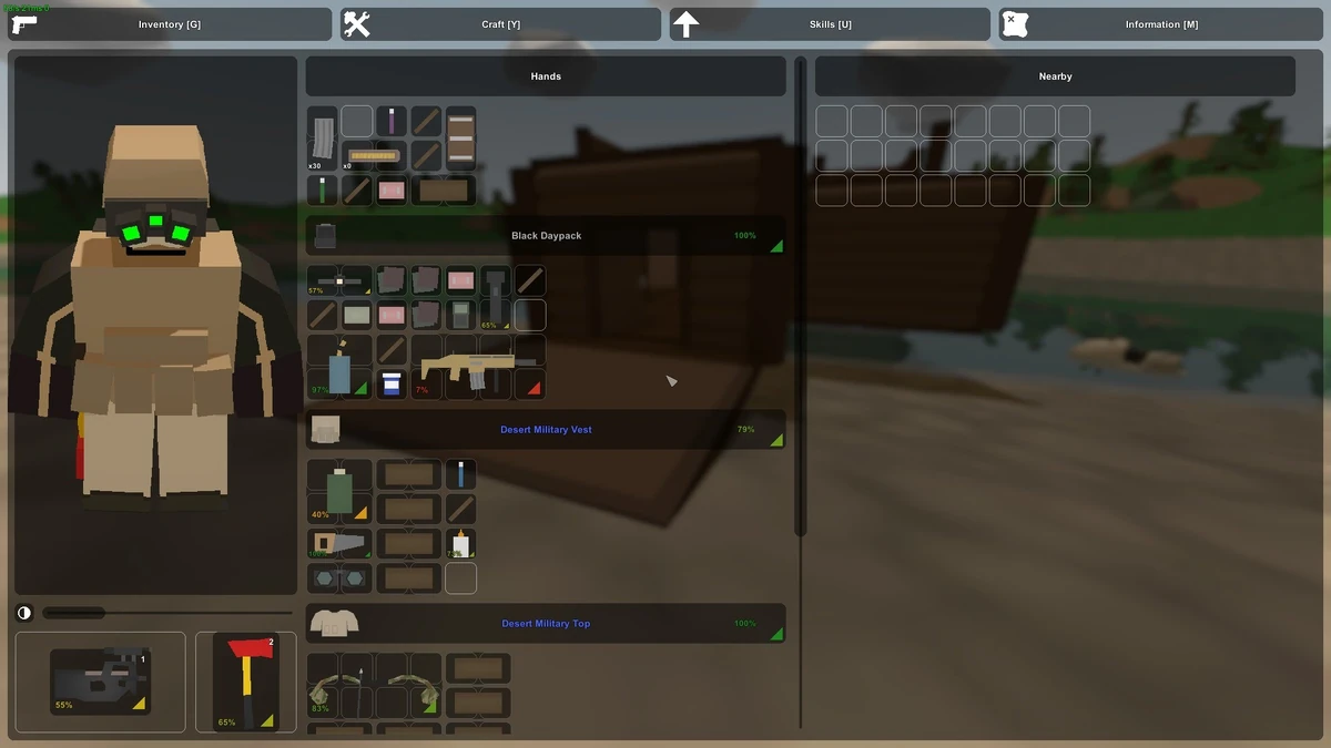 Inventar | Unturned DE Wiki | Fandom