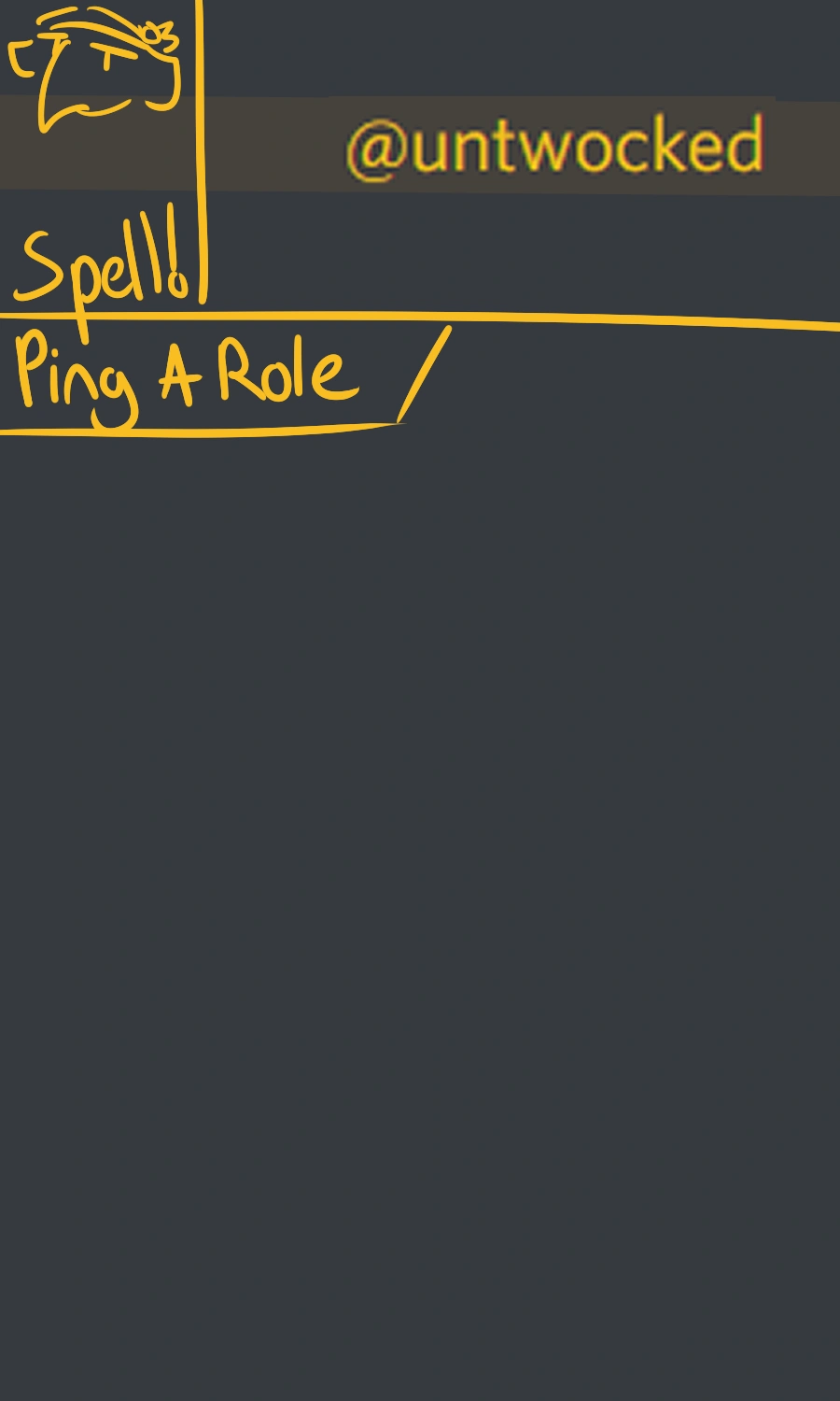 Ping a Role | Untwocked Wiki | Fandom