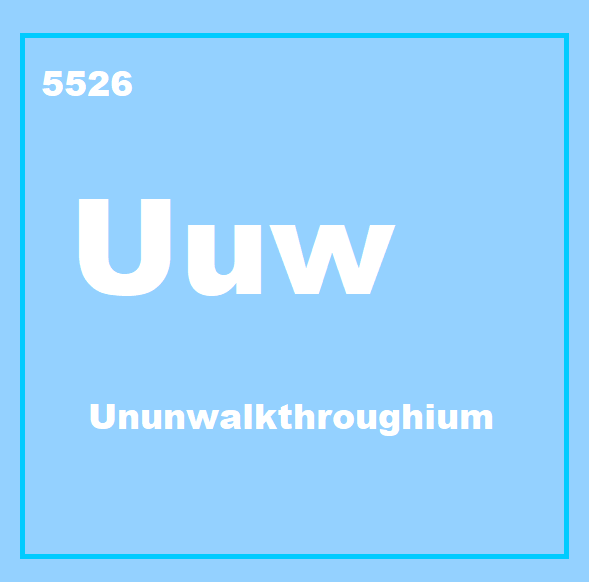 Ununwalkthroughium | Ununrockium's Custom Elements Wiki | Fandom
