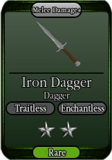 Iron Dagger | Upon The Mirror Wiki | Fandom