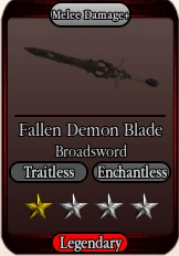 Fallen Demon Blade | Upon The Mirror Wiki | Fandom