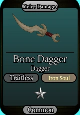 Bone Dagger | Upon The Mirror Wiki | Fandom