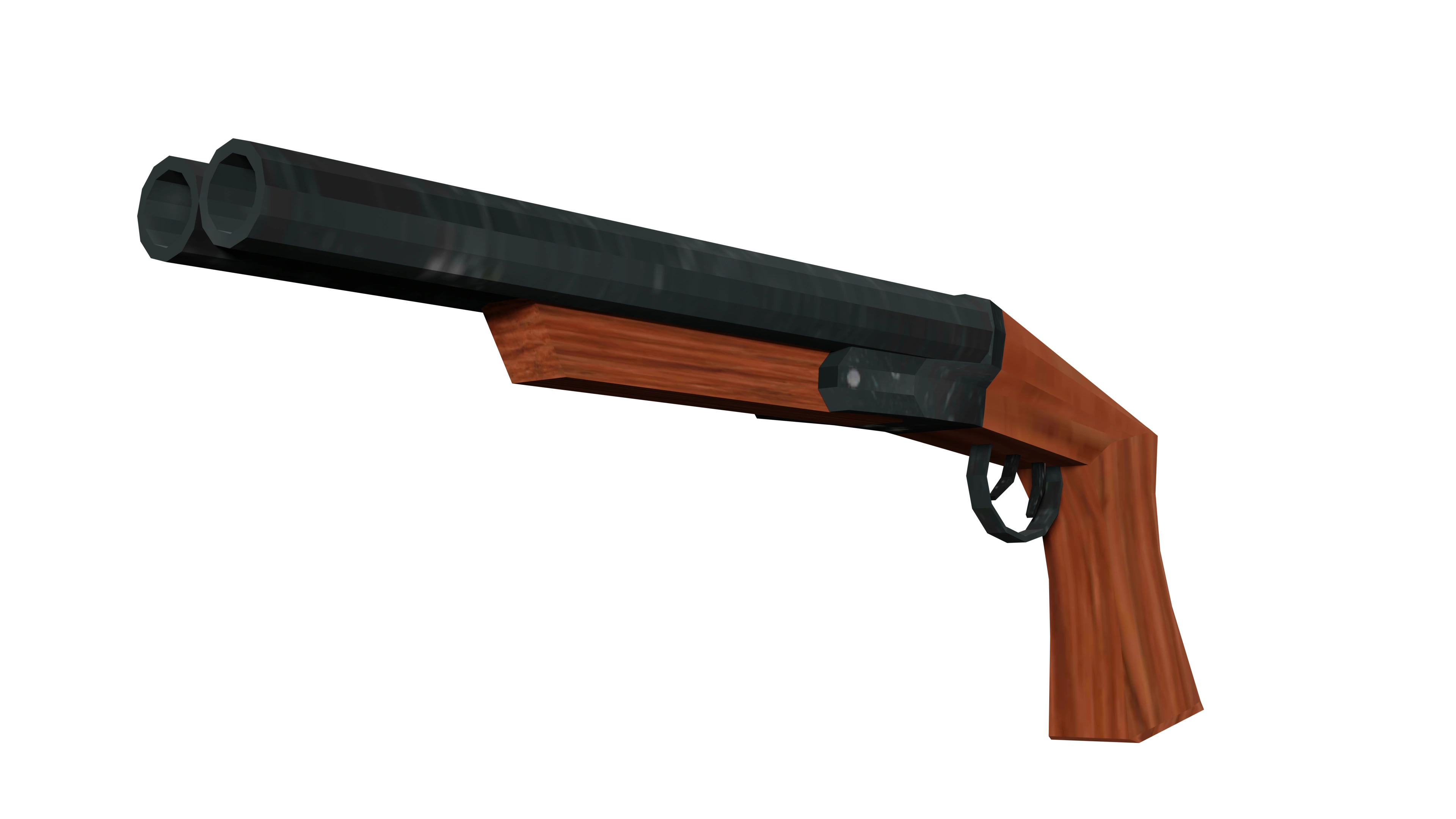 How To Draw A Double Barrel Shotgun