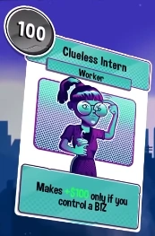 Clueless Intern | Urban Cards Wiki | Fandom