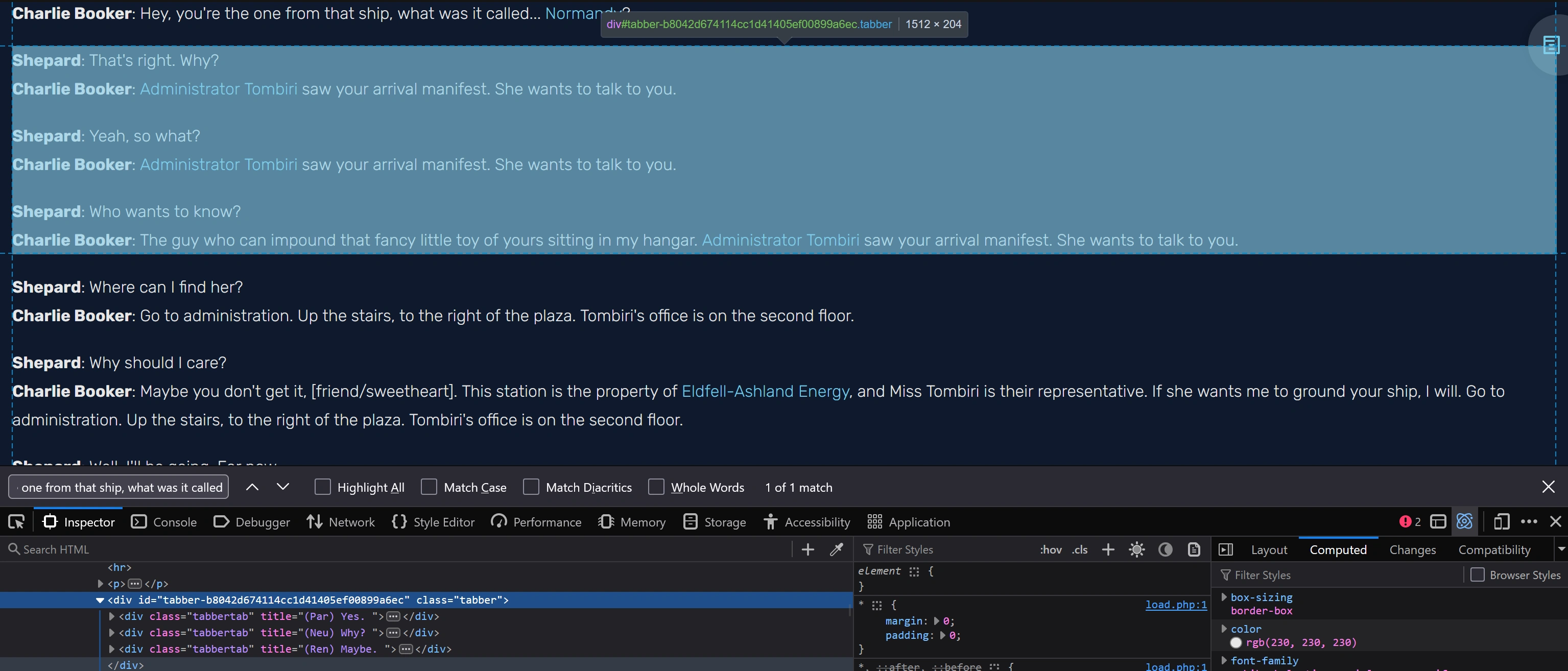 Forum:Updates to Reference Pages and Dialogue Wheel Template | Mass ...