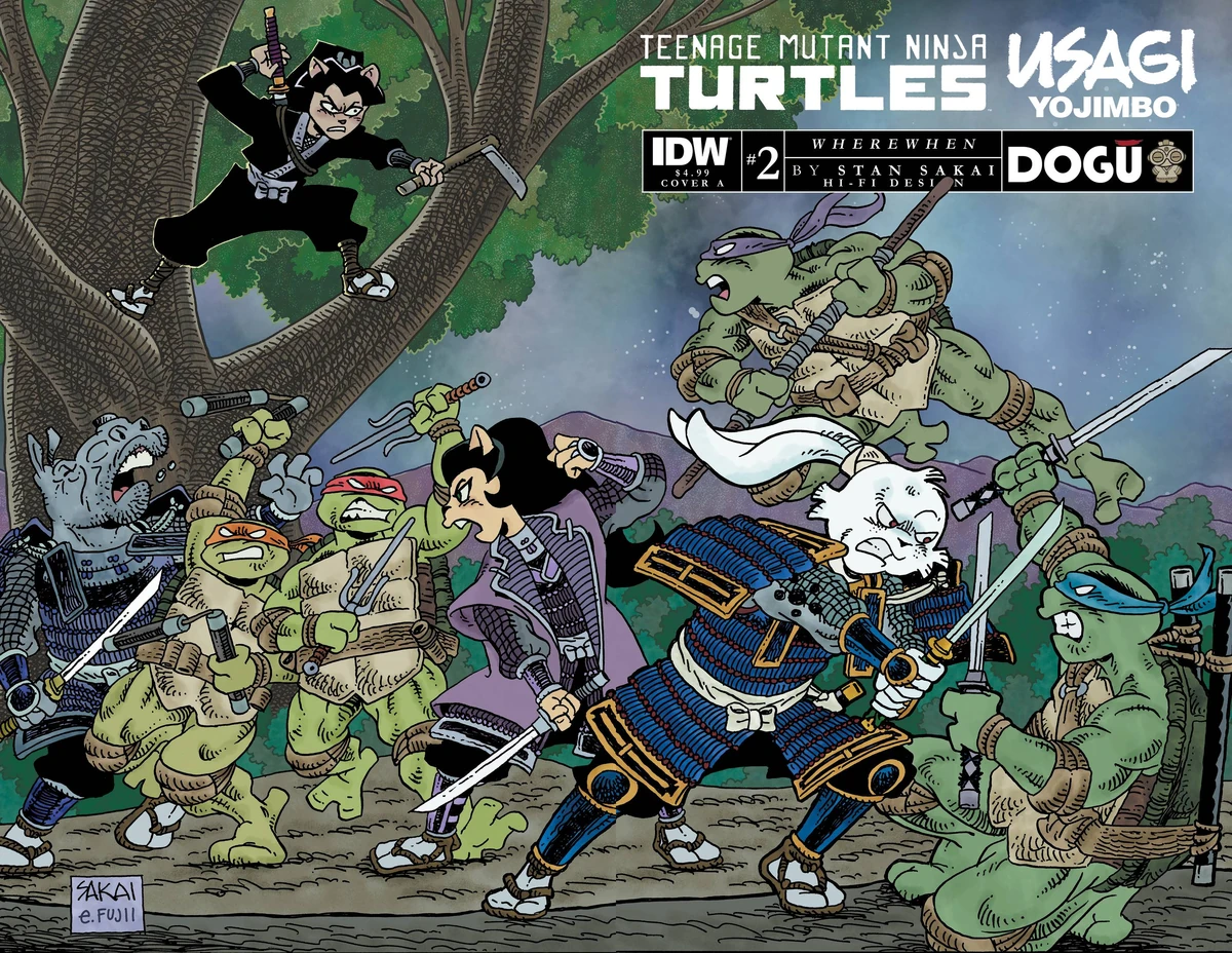 Teenage Mutant Ninja Turtles/Usagi Yojimbo WhereWhen No. 2 | Usagi ...