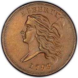 1793 Liberty Cap, Head Facing Left Half Cent | US Coins Wiki | Fandom