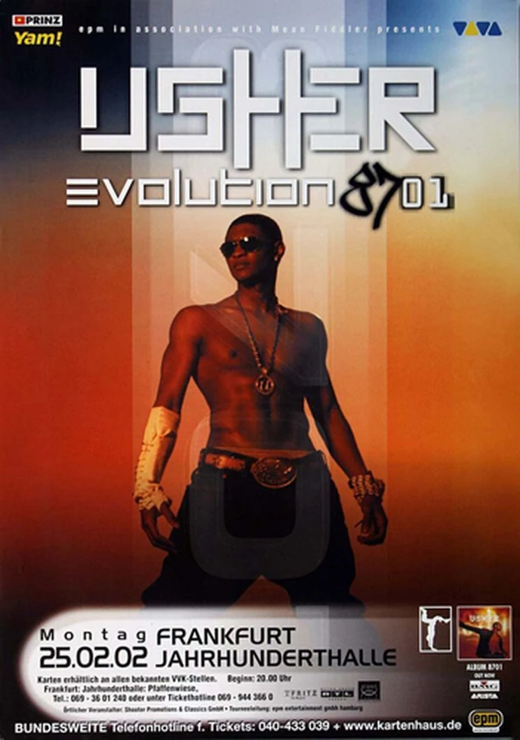 8701 Evolution Tour | Usher Raymond Wiki | Fandom