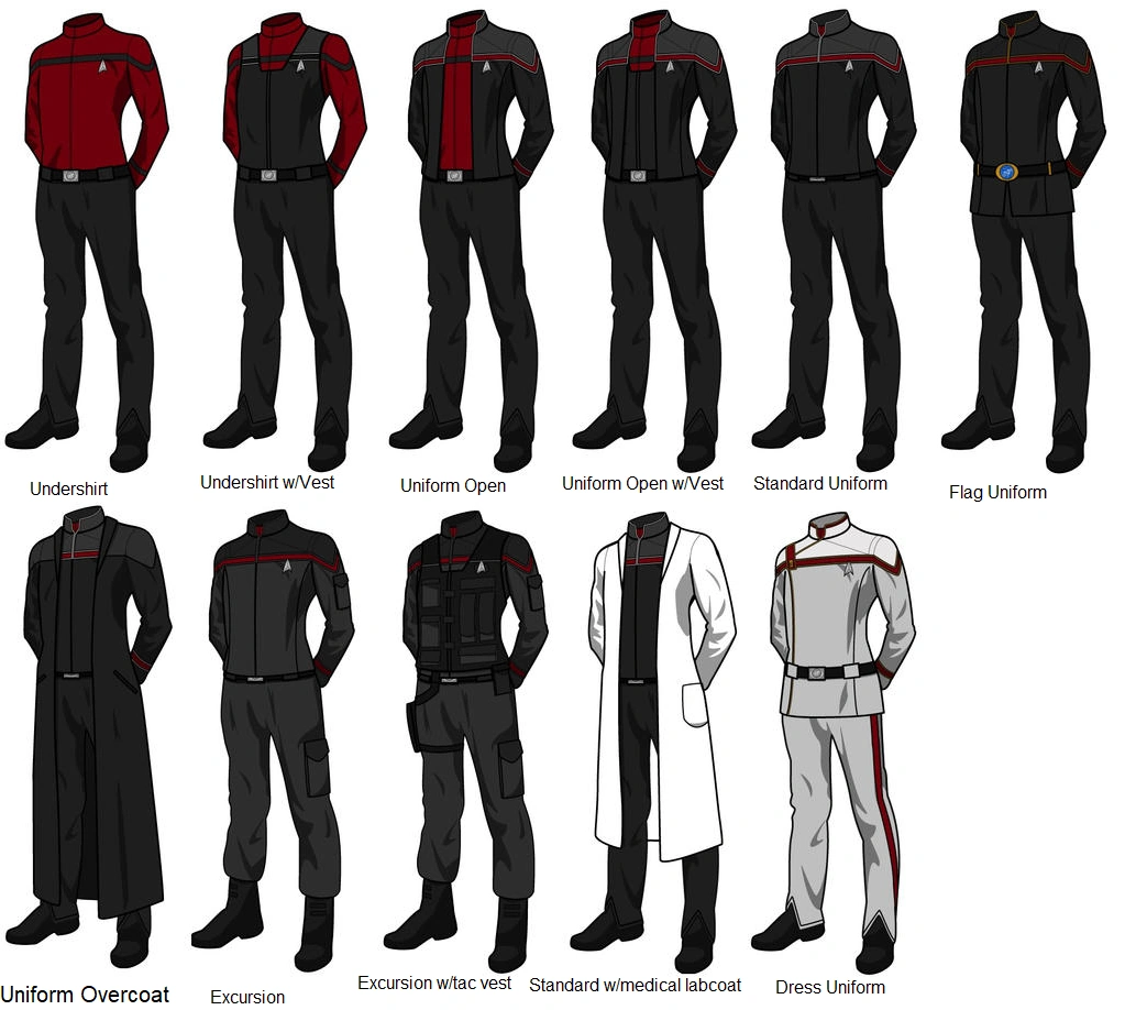 Starfleet Ranks and Uniforms | U.S.S. Arcadia NCC - 85311 Wiki | Fandom