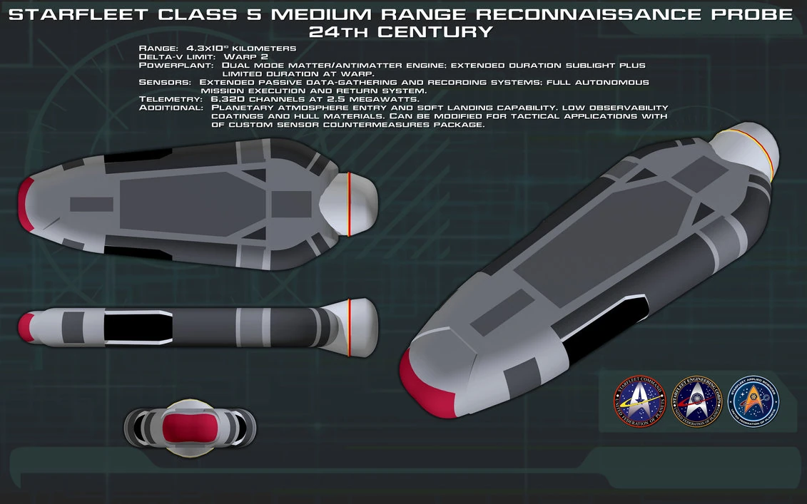 Class V Medium-Range Reconnaissance Probe | USS Solstice NCC-72718 ...