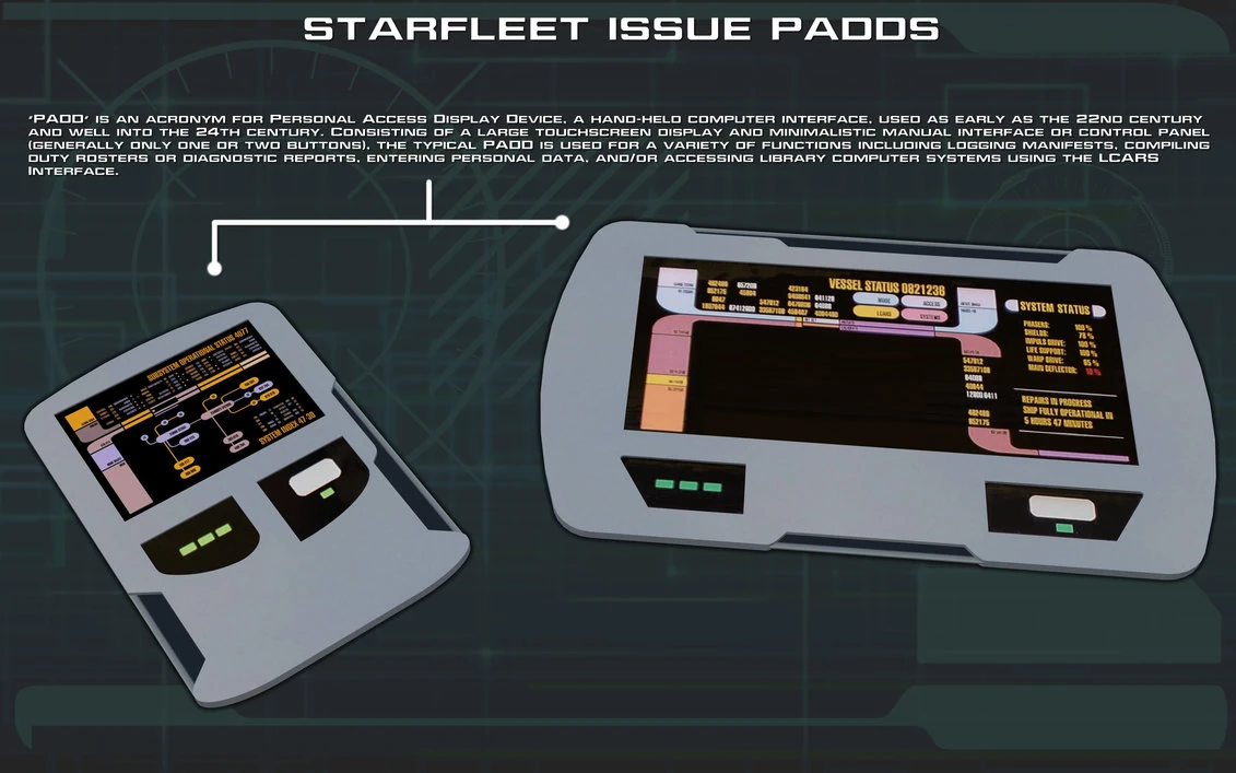 Personal Access Display Device | USS Solstice NCC-72718 Wikia | Fandom