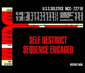 Auto Destruct System | USS Solstice NCC-72718 Wikia | Fandom