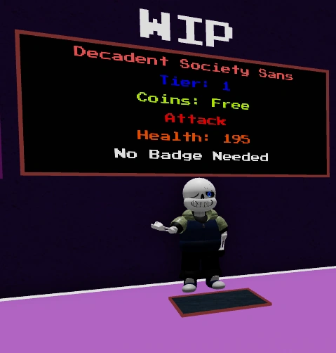 Decadent Society Sans | UT Soul OPs Boss Rush: Extended Wiki | Fandom